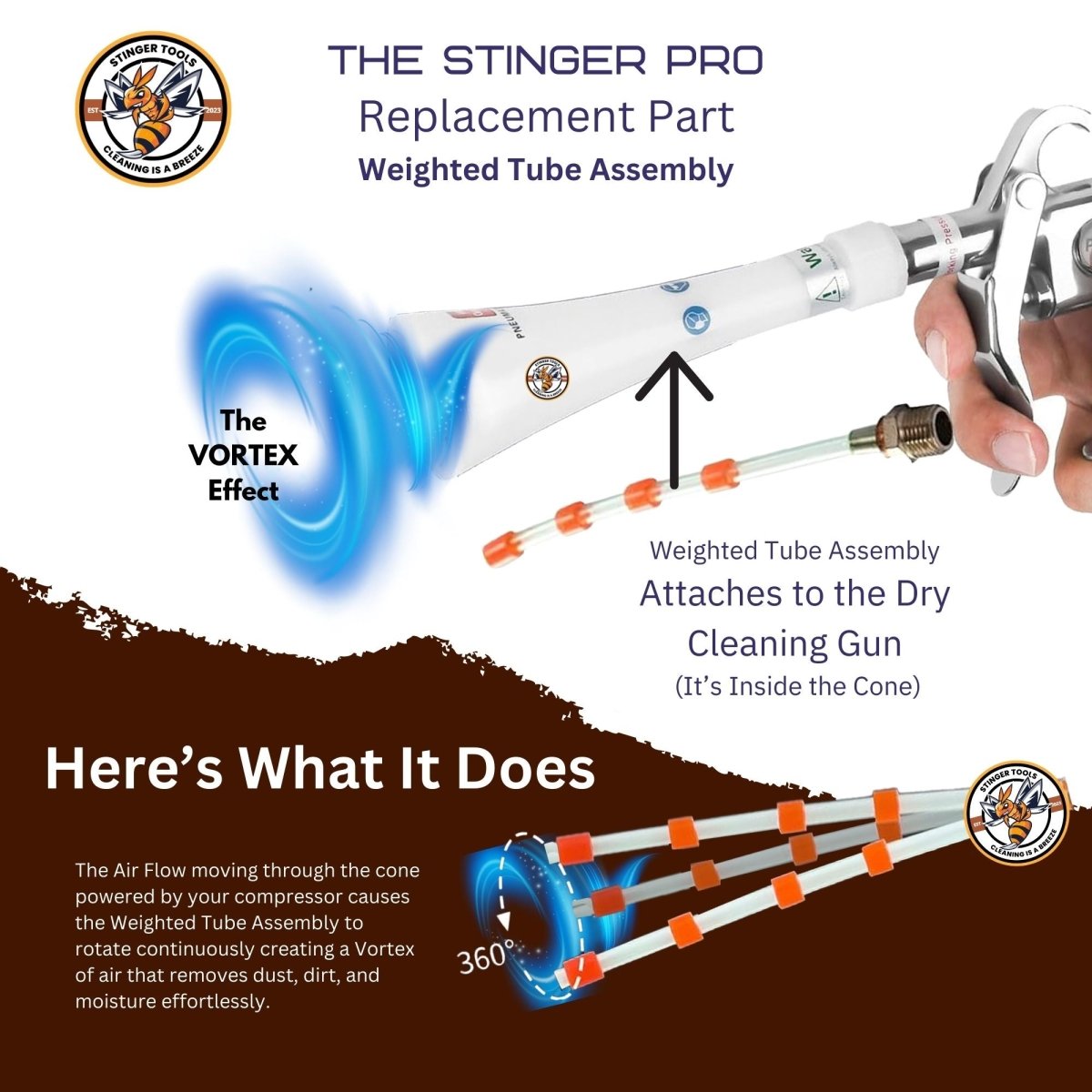 Stinger PRO Weighted Tube for Car Detailing